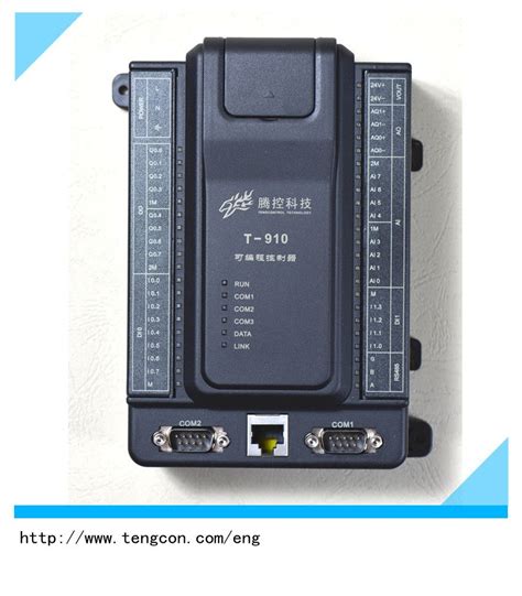 Modbus Master Slave PLC T 910 8AI 2AO 12DI 8DO RS485 232 Modbus RTU TCP PLC Modbus RTU