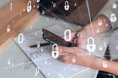 Premium Photo A Woman Programmer Is Browsing The Internet In Smart Phone To Protect A Cyber