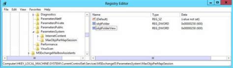 MSExchangeIS Event ID Mapi Session Exceeded The Maximum