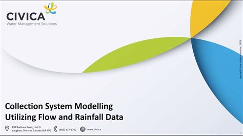 Collection System Modelling Utilizing Flow And Rainfall Data Youtube