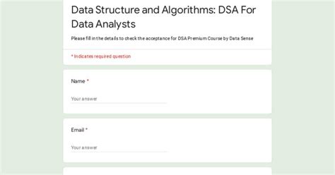 Data Sense Lms On Linkedin Data Structure And Algorithms Dsa For Data