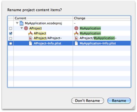 Iphone How Do I Rename A Project In Xcode Stack Overflow
