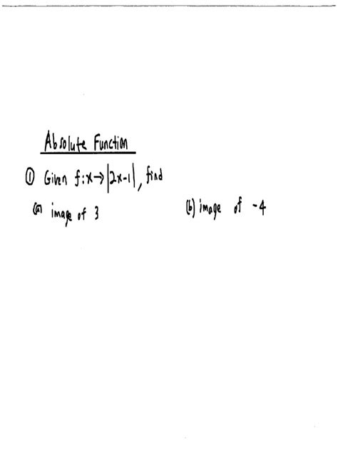 F4 Am Absolute Functions 1 Pdf