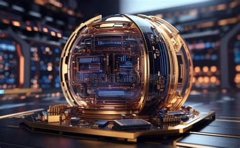 Security And Cyber Security Firewall Generative Ai Illustration Stock Illustration