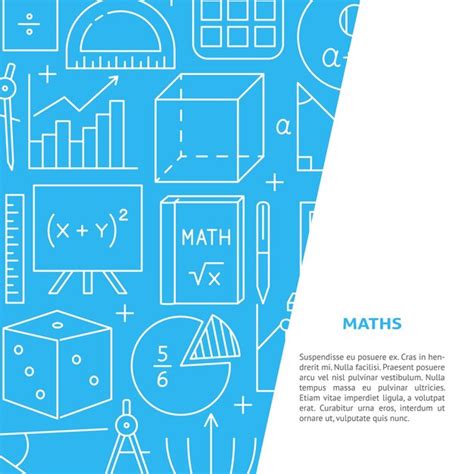 Premium Vector Maths Science Banner