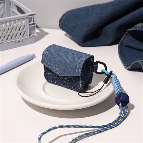 당일발송 와카스 리얼데님 투톤 청바지 에어팟커플케이스 에어팟프로2 케이스 에이블리