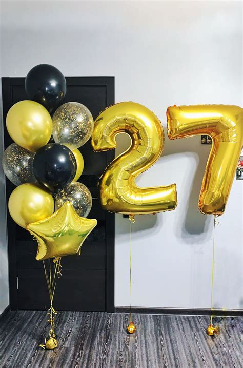 Воздушные Шары на день рождения Черные воздушные шары Гелиевые шары