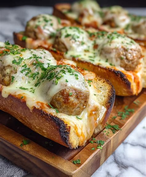 Garlic Bread Meatball Subs Easy Beef And Sauce Recipe