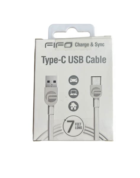 Cable Cargador Fifo Colores 210 Cm X1und