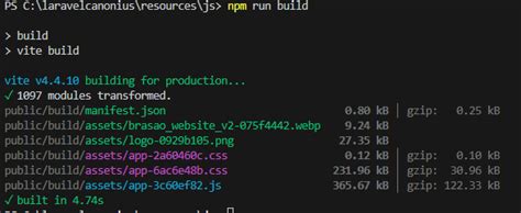 reactjs laravel with vite react unexpected reserved word interface