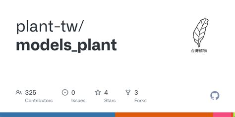 GitHub Plant Tw Models Plant