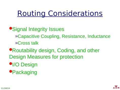 Ppt Signal Integrity Issues Capacitive Coupling Resistance