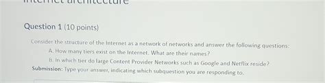 Solved Question 1 10 Points Consider The Structure Of The