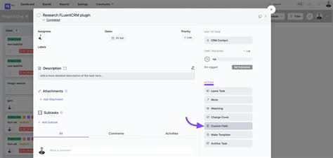 Fluentboards Custom Fields For Task