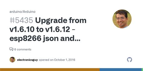 Upgrade From V To V Esp Json And Boards Txt Error Issue Arduino
