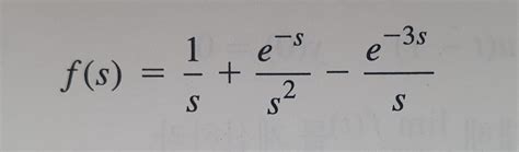 Solved When The Input Function F T Has The Following Chegg Com