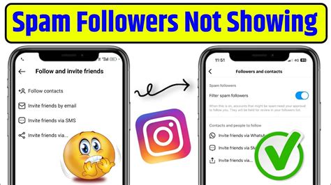 instagram filter spam followers option not showing filter spam