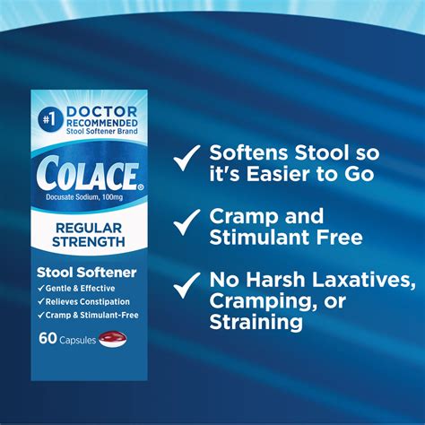 Colace® Regular Strength Colace® Docusate Sodium