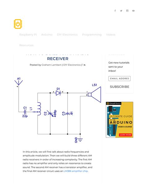 How To Build An Am Radio Receiver Circuit Basics How To Build An Am