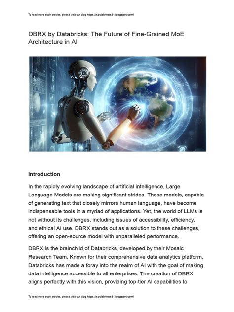 Dbrx By Databricks The Future Of Finegrained Moe Architecture In Ai