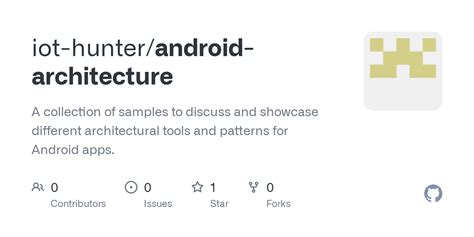 GitHub Iot Hunter Android Architecture A Collection Of Samples To Discuss And Showcase