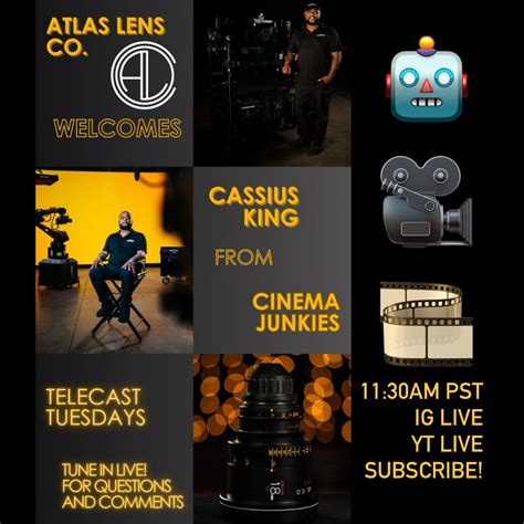 tune in to atlas telecast tuesday today at 11 30am pacific time to meet