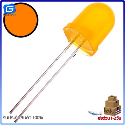 หลอดไฟ Led 10mm Led Diode Light สีแดง เขียว เหลือง น้ำเงิน ขาว ส้ม Th