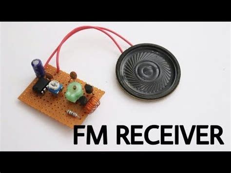 How To Make FM Radio Receiver At Home Fm Radio Receiver Electronics Mini Projects Transistor