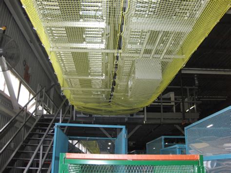 Ceiling Mounted Conveyor Netting Systems Canada Liftsafe Fall