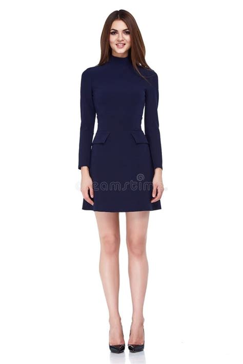 Fashion Style Woman Perfect Body Shape Brunette Hair Wear Beautiful