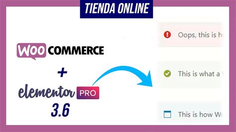 Woocommerce Notices Avisos O Notificaciones Con Elementor PRO YouTube