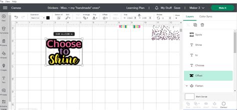 How To Use The Offset Feature In Design Space Redbuds And Ribbons