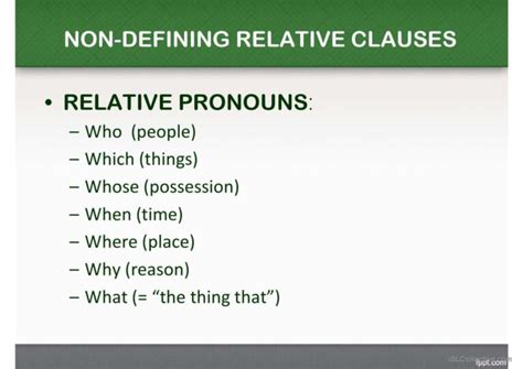 Relative Clauses Grammar Guide Español Ele Powerpoints