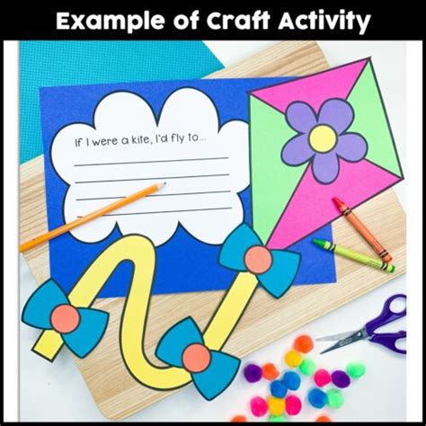 Kite Craft Spring Craft Spring Writing Activity Flying Kite