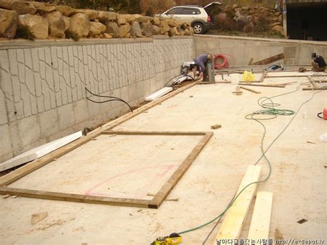 이천 마장동 전원주택 집짓기 목조주택 골조공사 사진