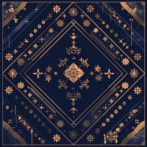 Premium Vector Malaysian Songket Patterns With Gold And Silver Threads