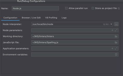 Configure Nodejs Remote Interpreter Dialog Webstorm