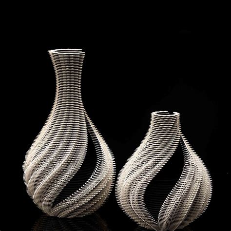 These Patterned Sculptures Are Created By Human Artists And Machine