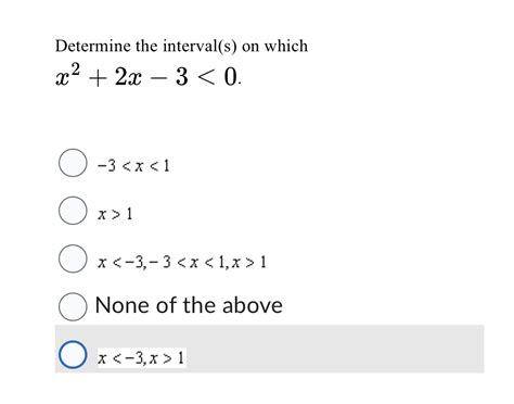 Solved Determine The Interval S ﻿on