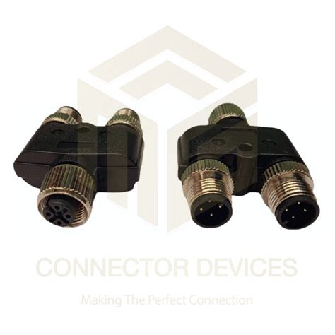 M12 Sensor Connectors Y Splitter 4 Pin At 1200 00 Inr In Mumbai Connector Devices
