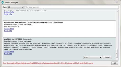 Error Downloading Downloadsarduinoccpackagespackageindex