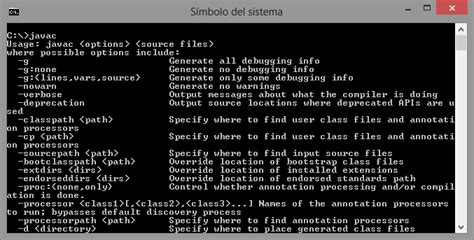 cómo compilar y ejecutar archivos java desde la consola cmd en