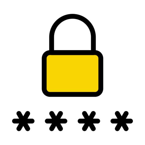 Password Vector Stall Lineal Color Icon