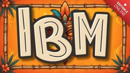 Ibm Tiki Font Text Effect Generator