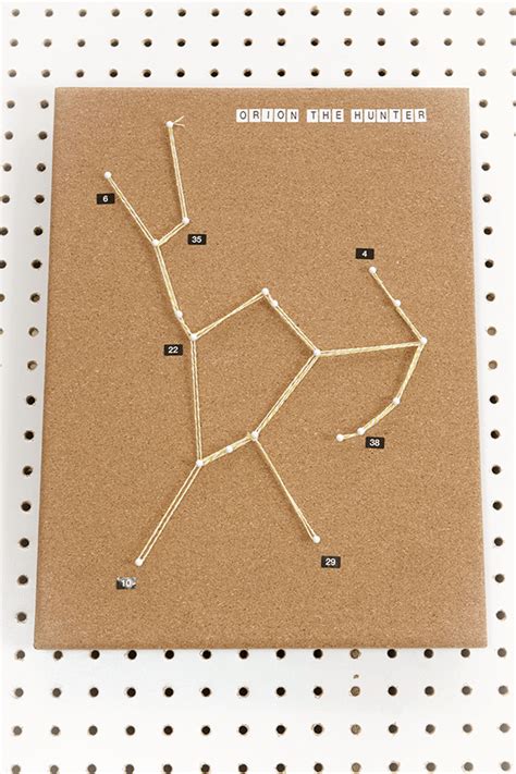 Diy Constellation String Art Artofit