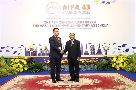 ប្រធានរដ្ឋសភា វៀតណាម ផ្ញេីសារអបអរសាទរជូនចំពោះ សម្តេចអគ្គមហាពញាចក្រី ហេង សំរិន ប្រធានរដ្ឋសភា