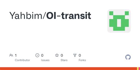 Github Yahbimoi Transit