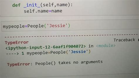 Python Error Class Takes No Argument Error YouTube