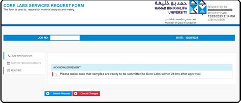 How To Submit A Core Labs Service Request Form Utskb