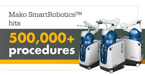 Stryker Joint Replacement On Linkedin Mako Smartrobotics™ Hits 500 000 Procedures
